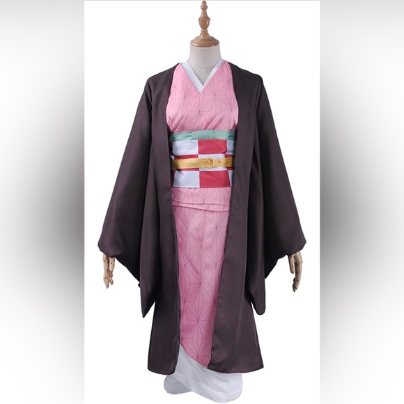 City of Delusions | Costumes | Demon Slayer Kamado Nezuko Anime Kimono ...